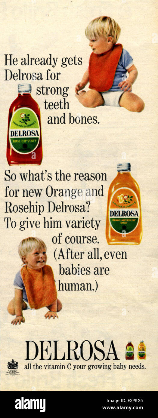 1970s UK Delrosa Magazine Advert Stock Photo - Alamy
