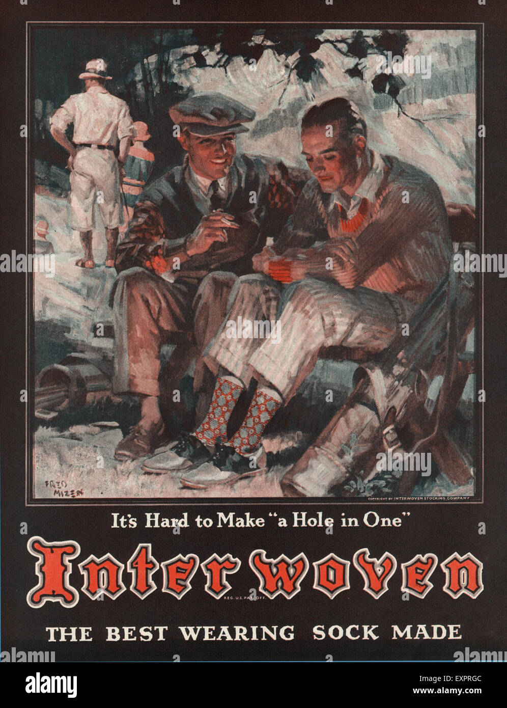 1920s usa interwoven socks magazine hi-res stock photography and images ...