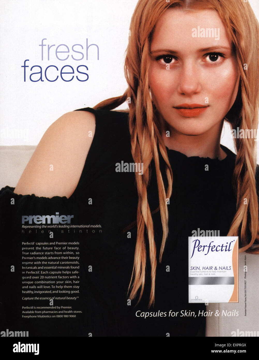 2000s uk cosmetics magazine advert hi-res stock photography and images ...