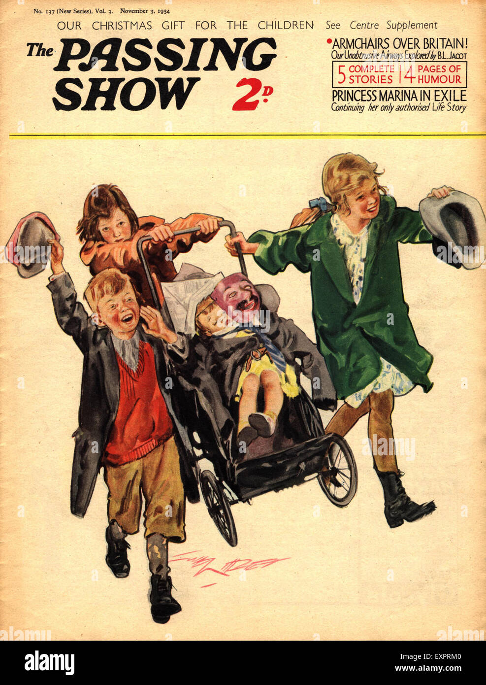 1930s UK The Passing Show Magazine Cover Stock Photo - Alamy
