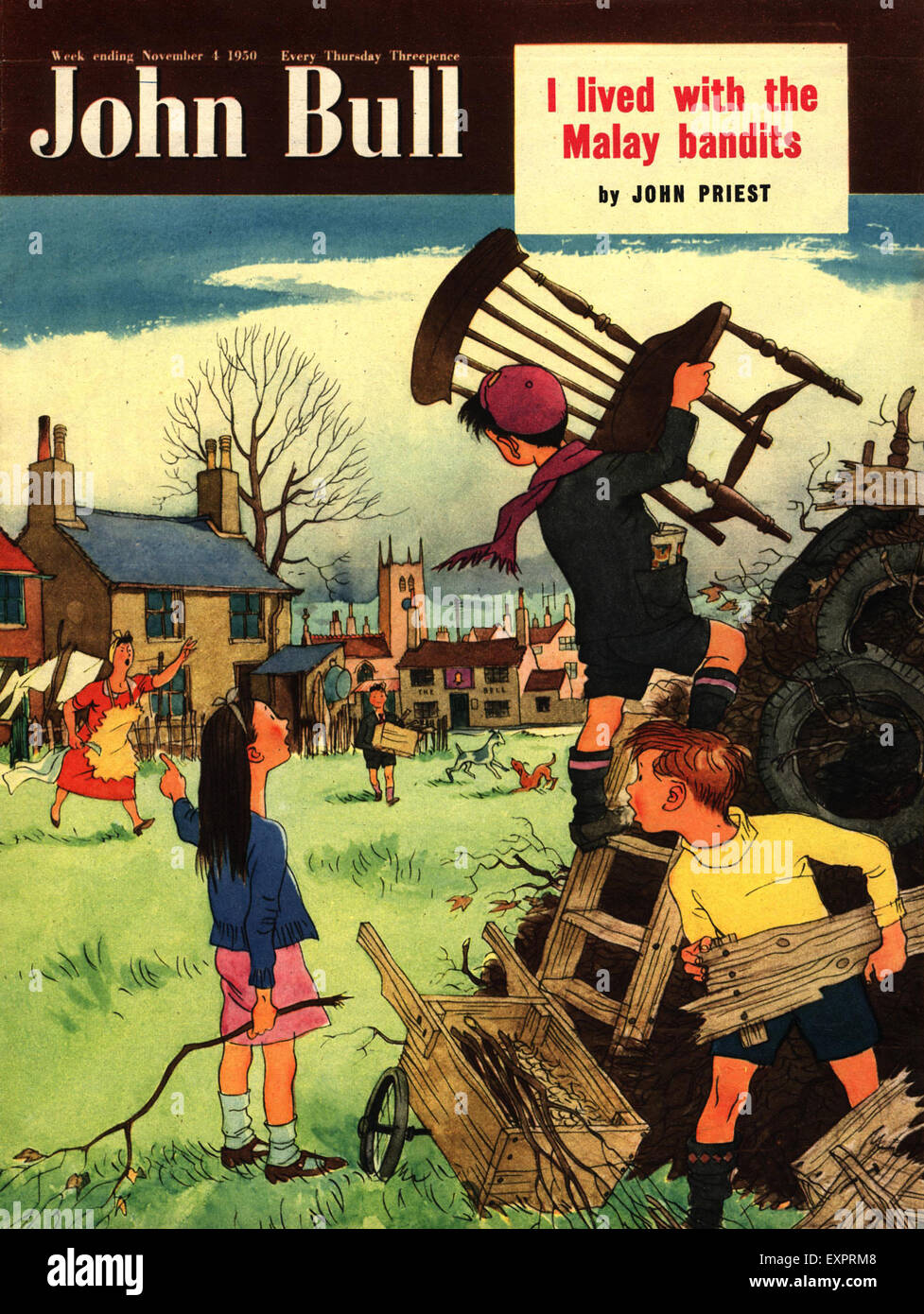 1950s UK John Bull Magazine Cover Stock Photo - Alamy