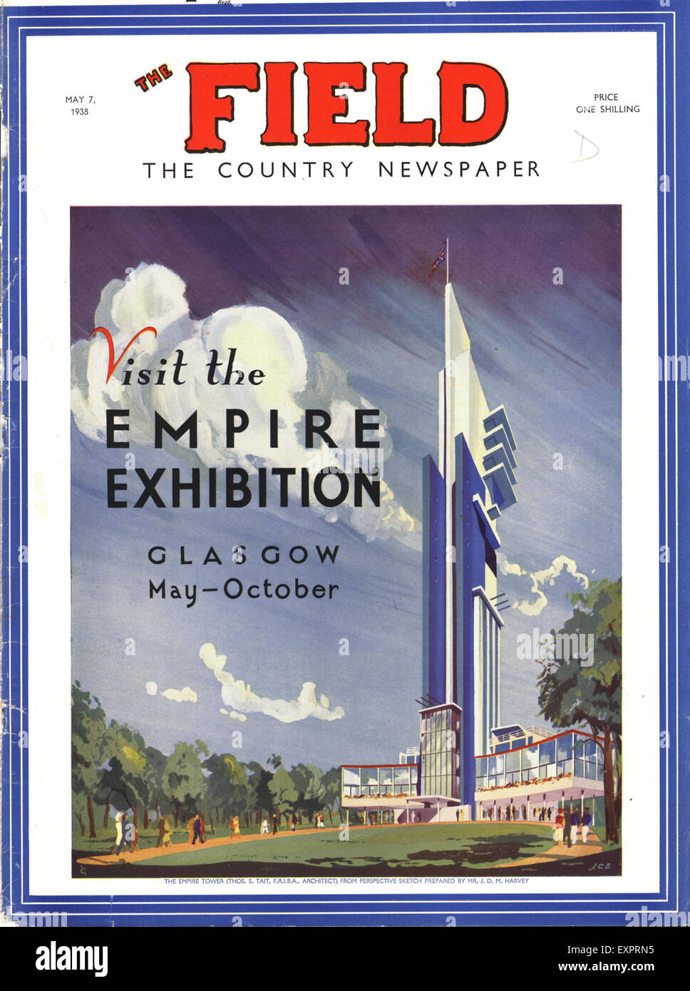 1930s UK The Field Magazine Cover Stock Photo - Alamy