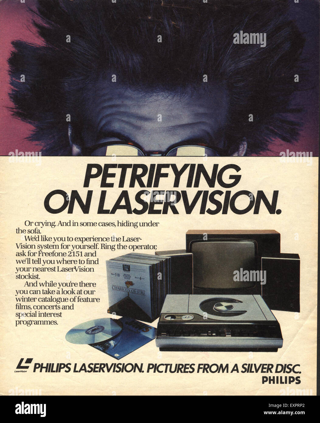 Philips television advert hi-res stock photography and images - Alamy