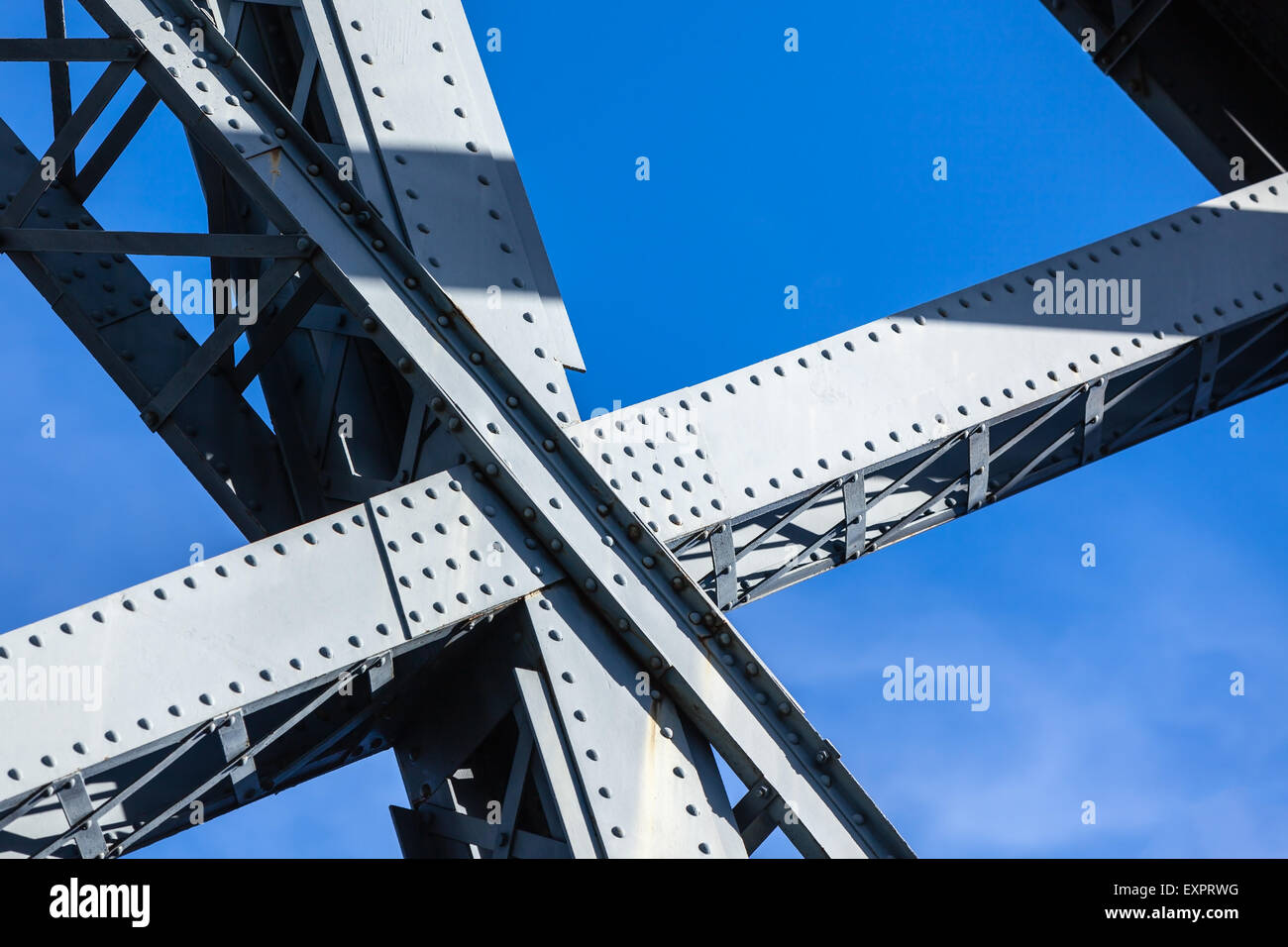 Modern Bridge frame closeup. Horizontal image Stock Photo - Alamy