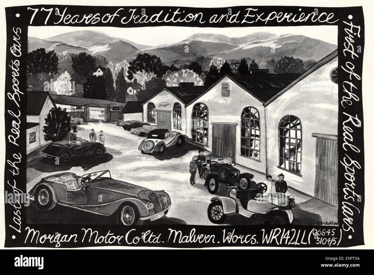 Uk morgan cars hi-res stock photography and images - Alamy