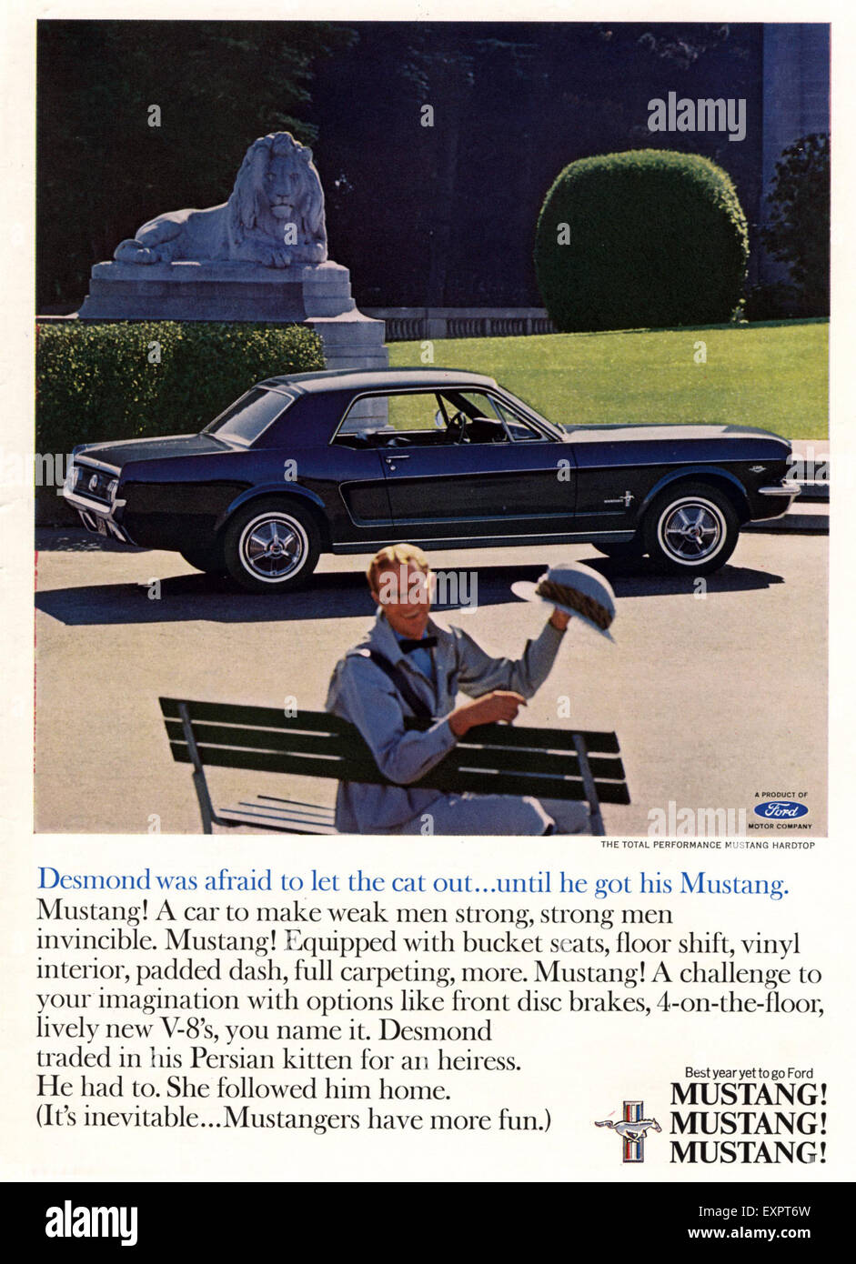 1960s USA Ford Magazine Advert Stock Photo - Alamy