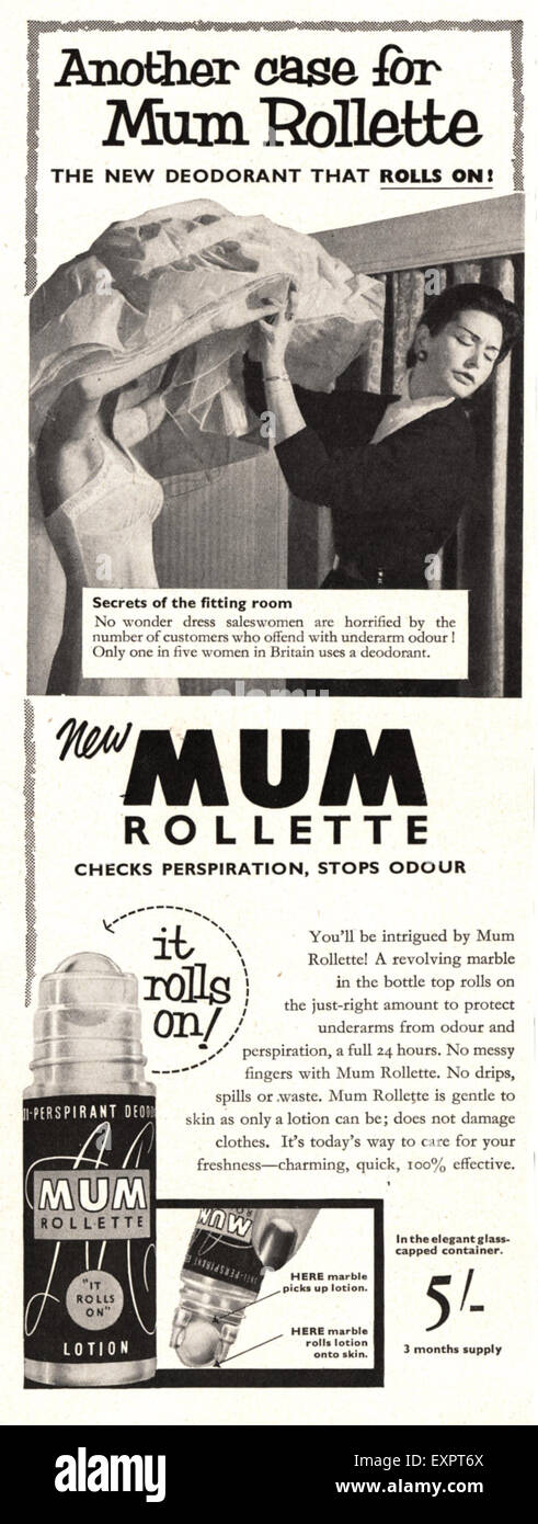 1950s USA Mum Magazine Advert Stock Photo - Alamy