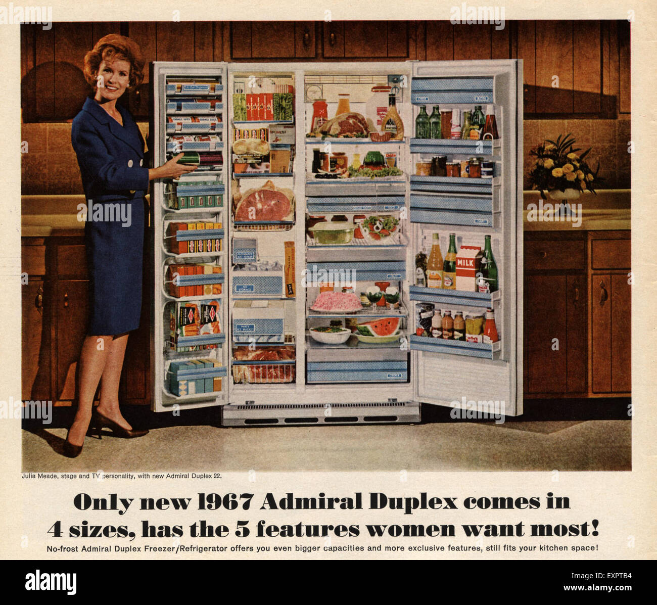 1960s USA Admiral Magazine Advert Stock Photo - Alamy