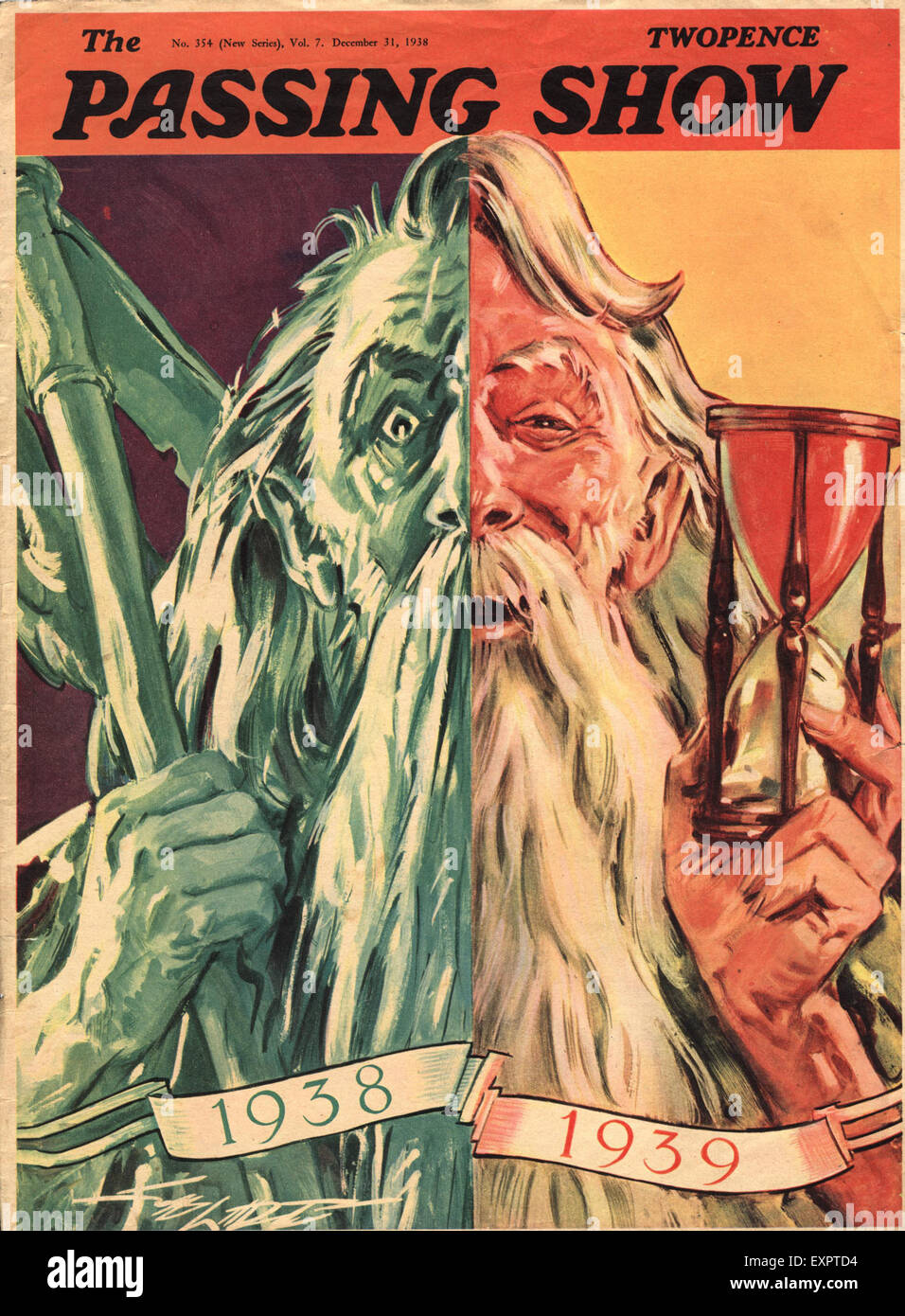 1930s UK The Passing Show Magazine Cover Stock Photo - Alamy