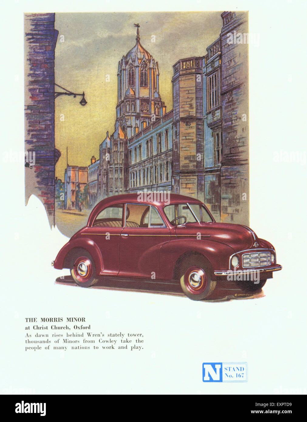 1940s UK Morris Minor Magazine Advert Stock Photo - Alamy