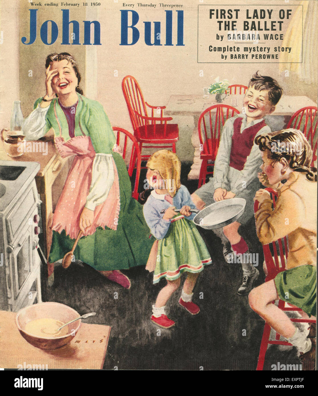 1950s uk woman magazine cover hi-res stock photography and images - Alamy