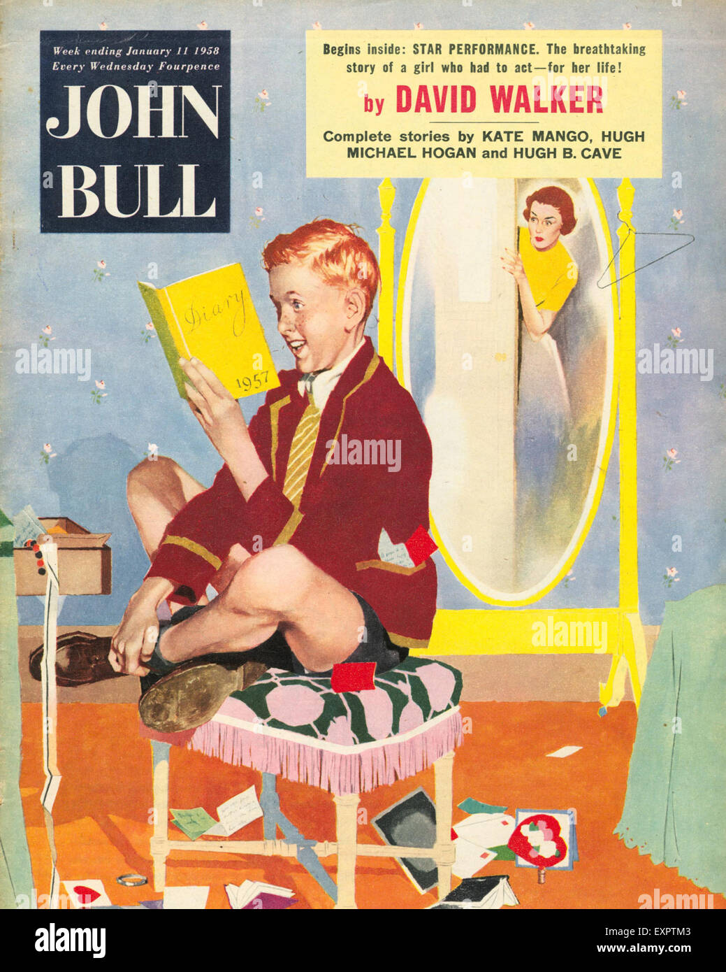1950s UK John Bull Magazine Cover Stock Photo - Alamy