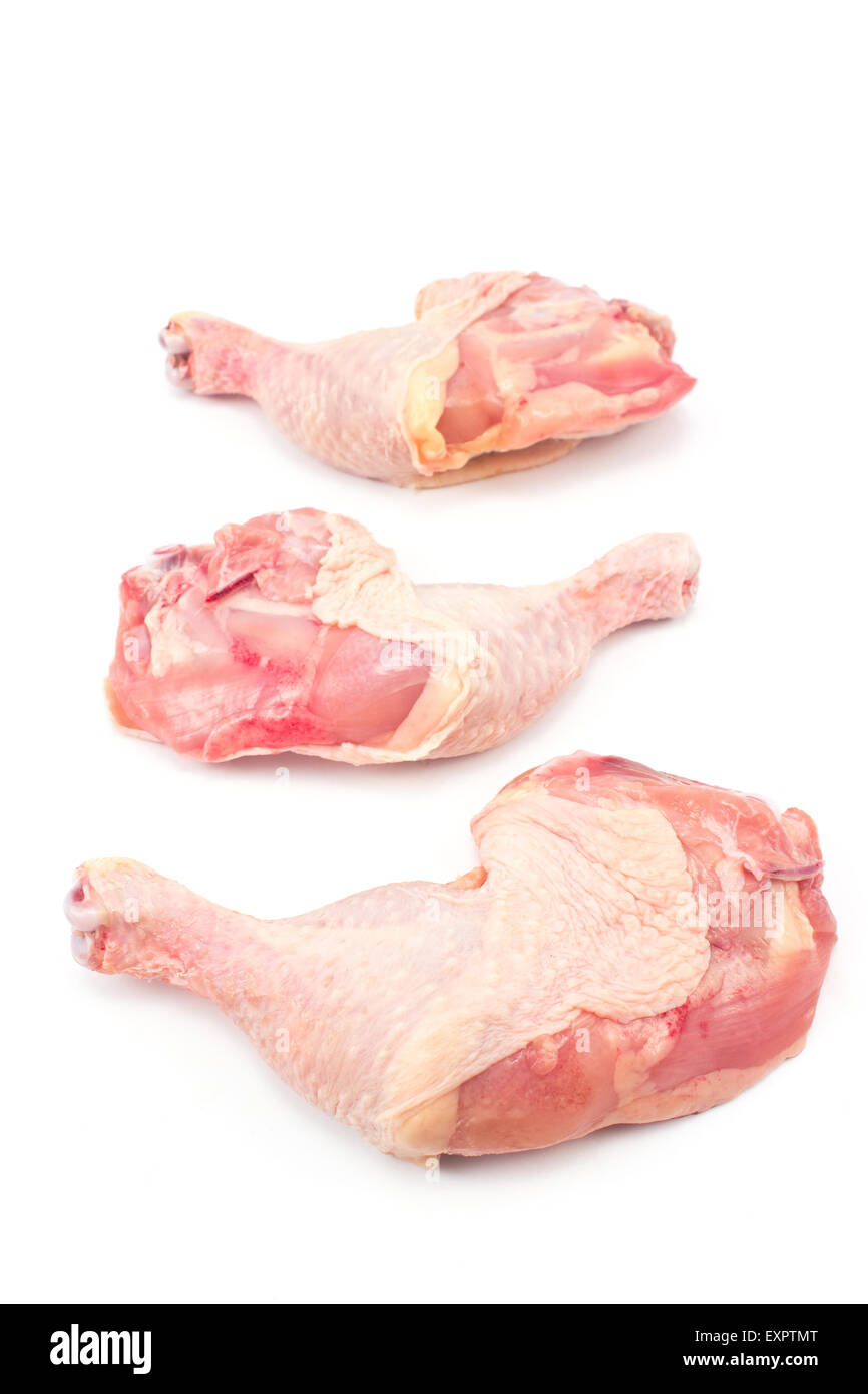 Uncooked chicken legs Cut Out Stock Images & Pictures - Alamy