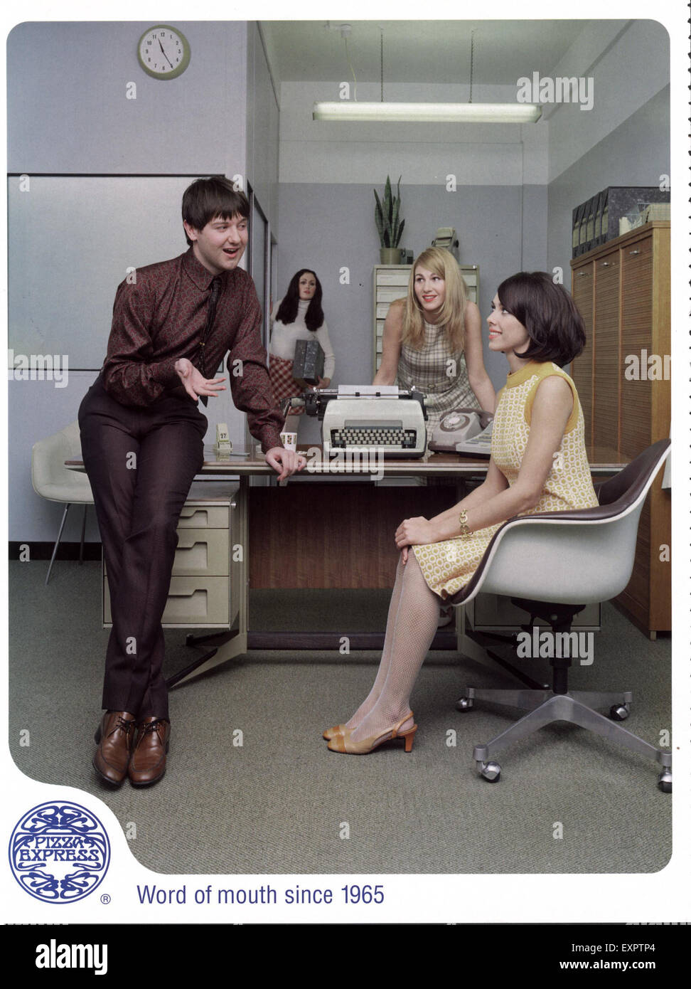 2000s UK Pizza Express Magazine Advert Stock Photo - Alamy