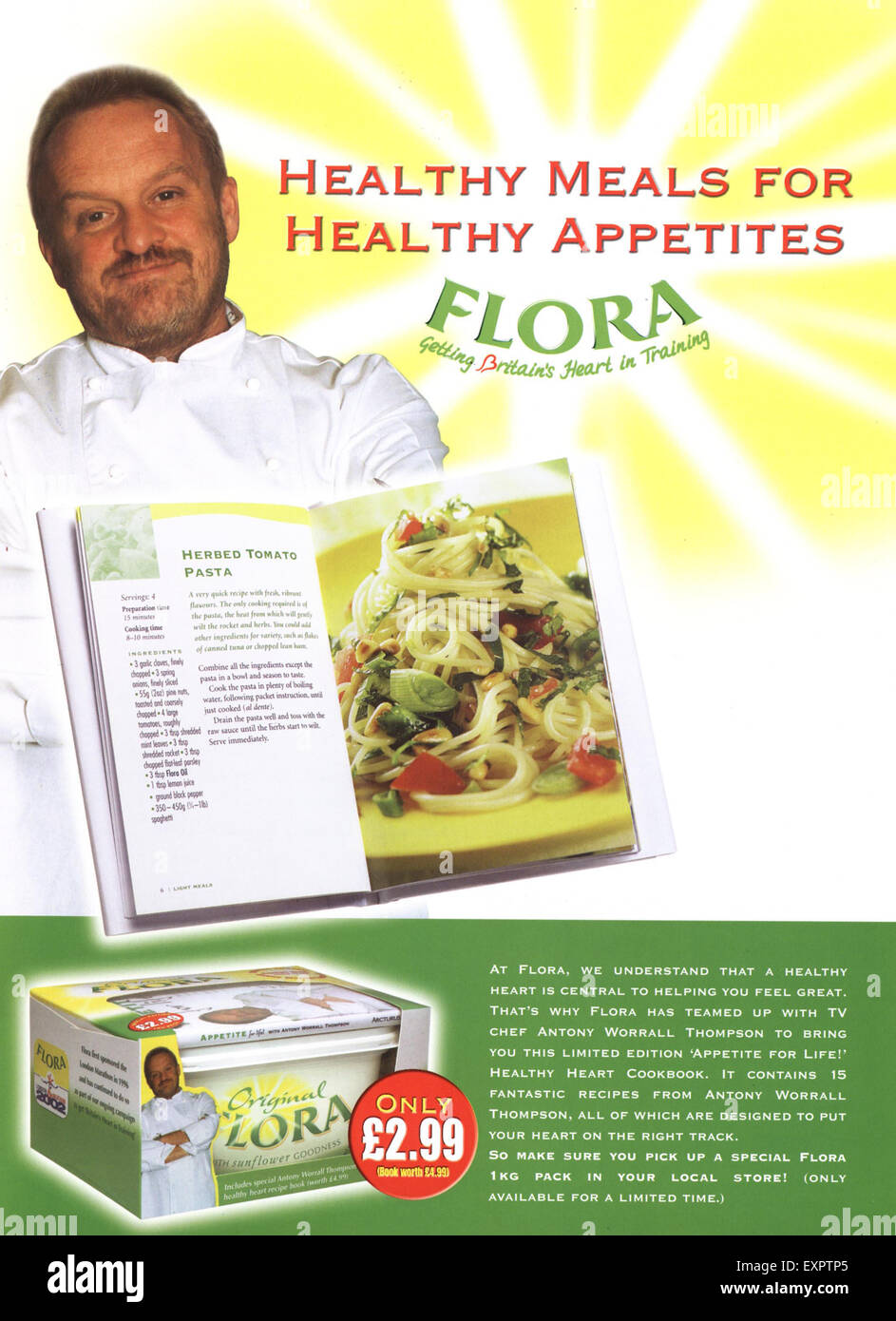 2000s UK Flora Magazine Advert Stock Photo - Alamy