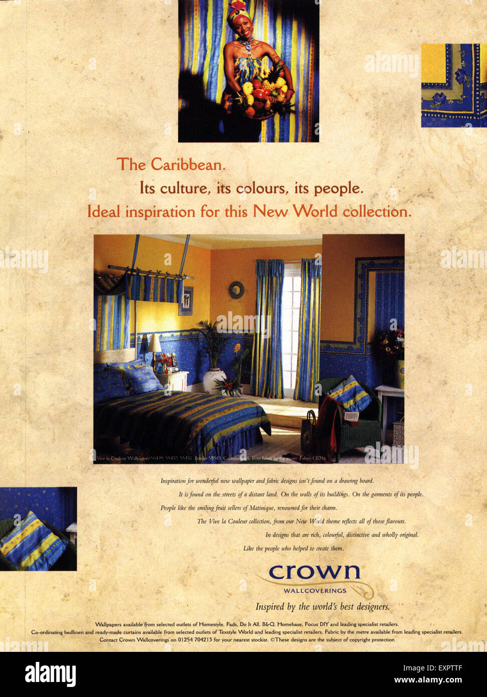 1990s UK Crown Magazine Advert Stock Photo - Alamy