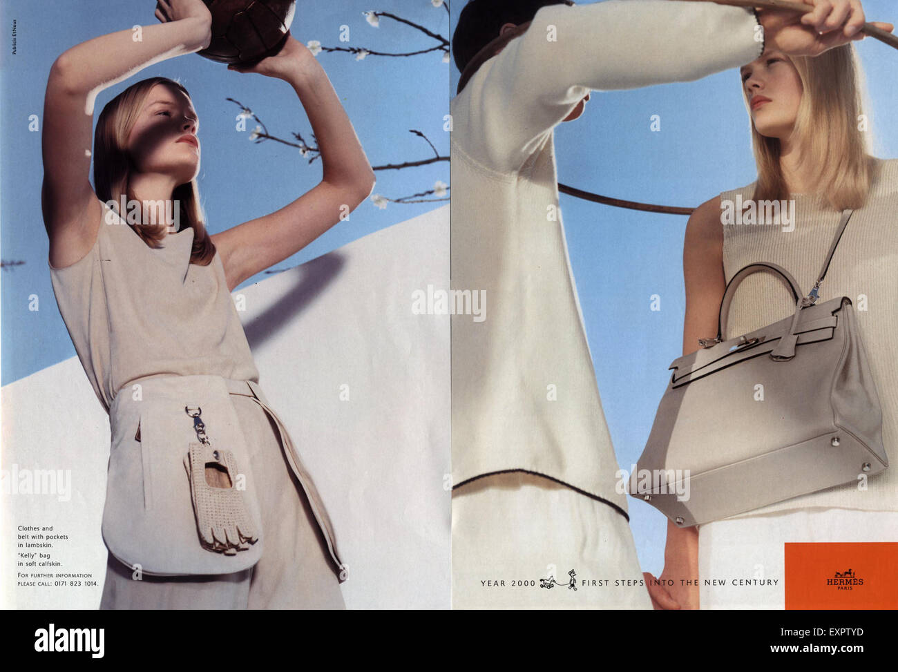 2000s UK Hermes Magazine Advert Stock Photo - Alamy