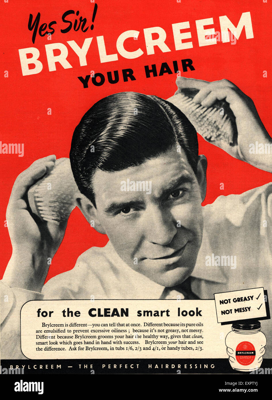 Brylcreem Stock Photos & Brylcreem Stock Images - Alamy