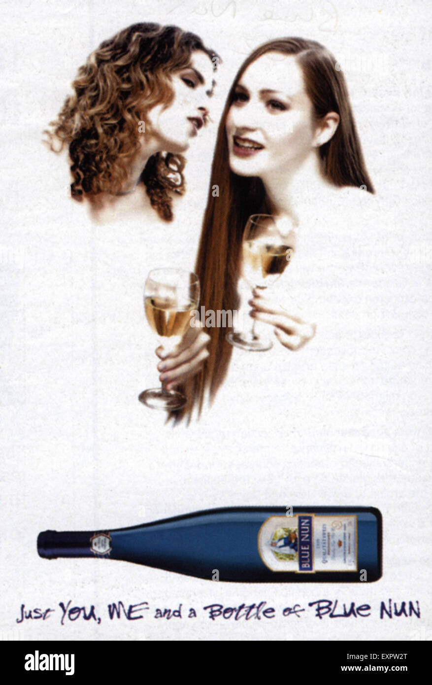 Blue nun wine hi-res stock photography and images - Alamy