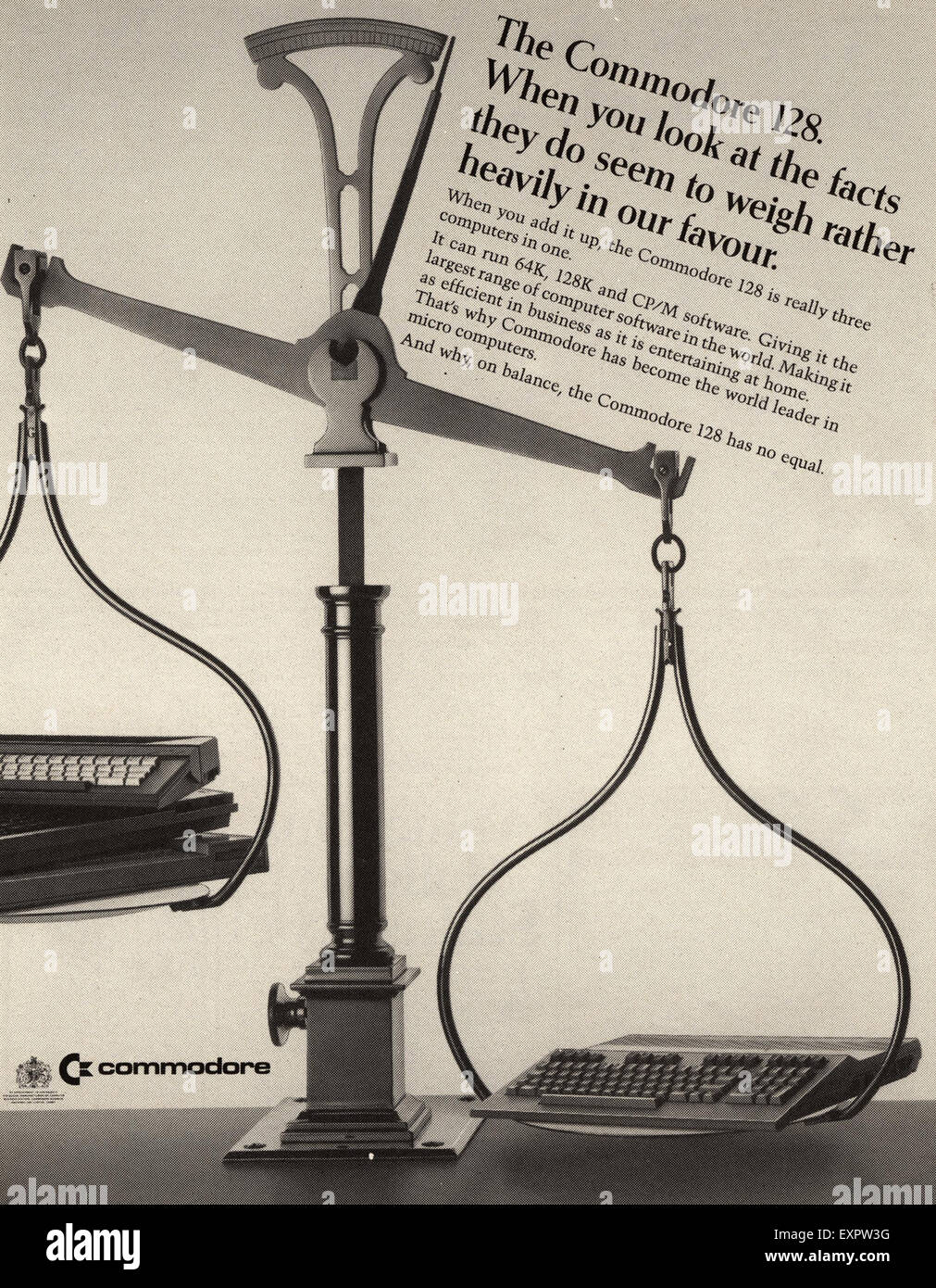 1980s UK Commodore Magazine Advert Stock Photo - Alamy