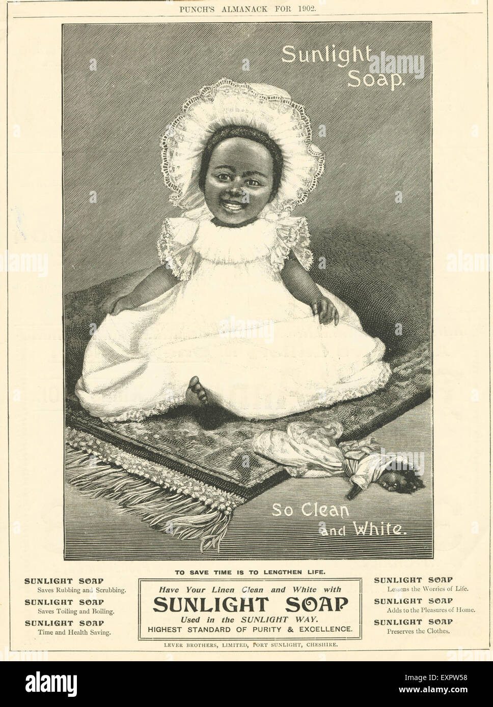 1900s UK Sunlight Soap Magazine Advert Stock Photo - Alamy