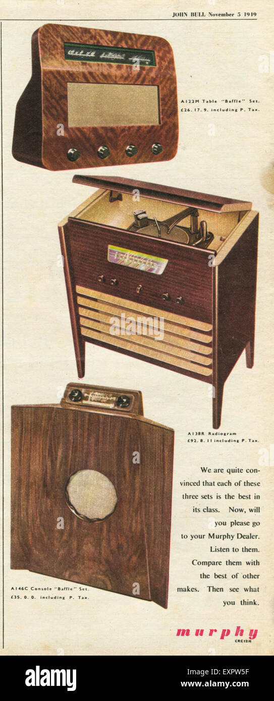 Murphy radios hi-res stock photography and images - Alamy