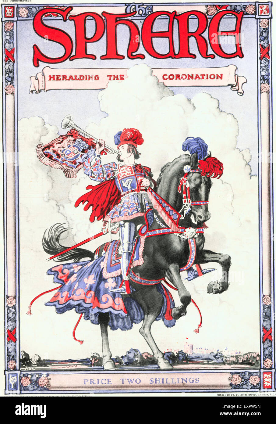 1930s UK Sphere Magazine Cover Stock Photo - Alamy