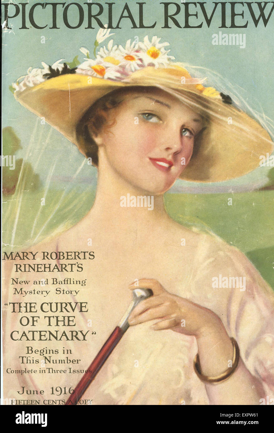 1910s USA Pictorial Review Magazine Cover Stock Photo - Alamy