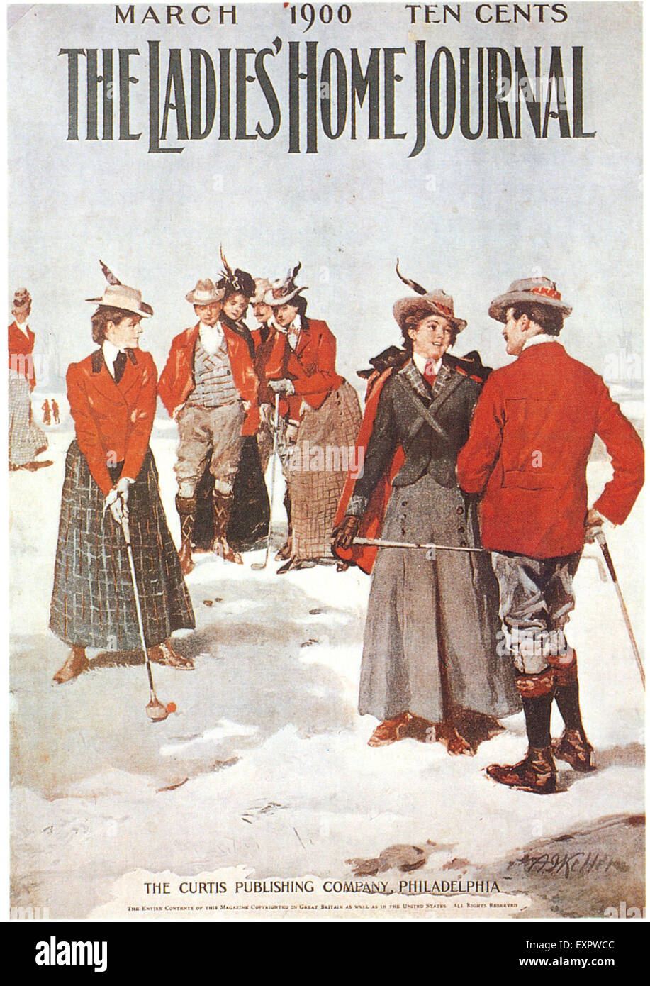 1900s USA Ladies Home Journal Magazine Cover Stock Photo - Alamy