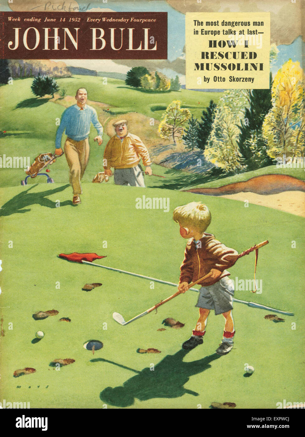 John bull magazine cover hi-res stock photography and images - Alamy