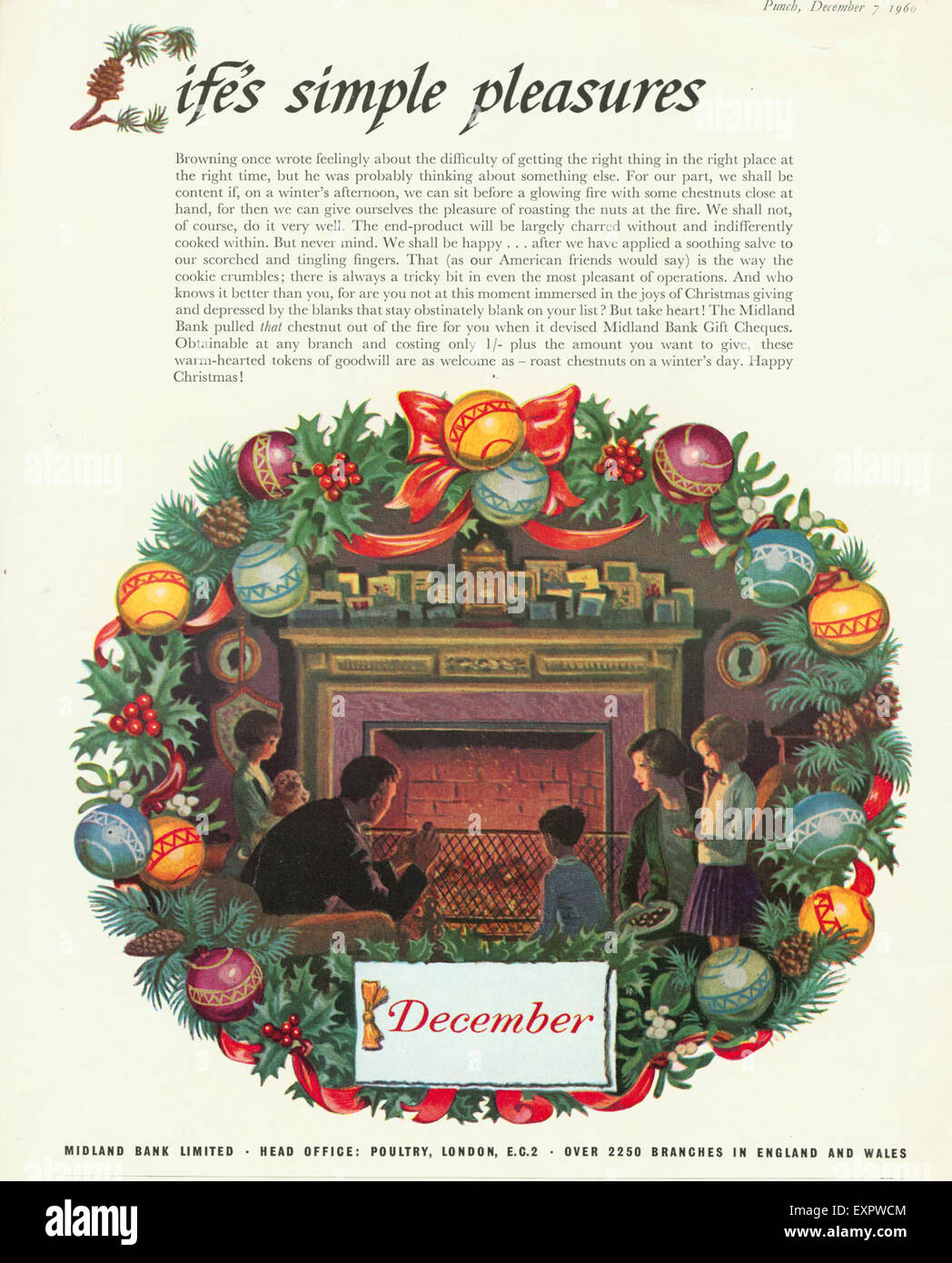 Christmas uk 1960s hi-res stock photography and images - Alamy