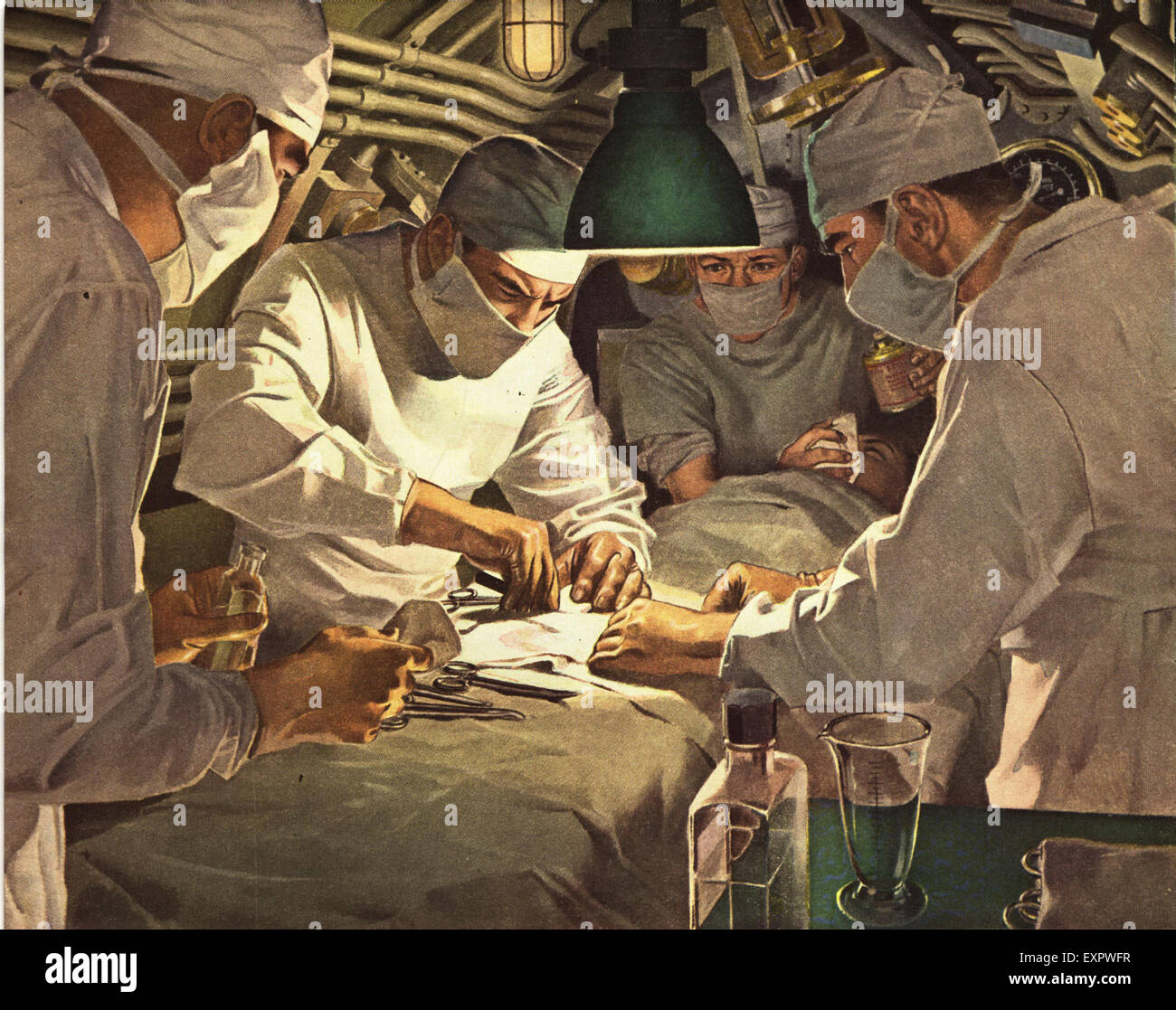 Usa medical 1940s doctors hi-res stock photography and images - Alamy