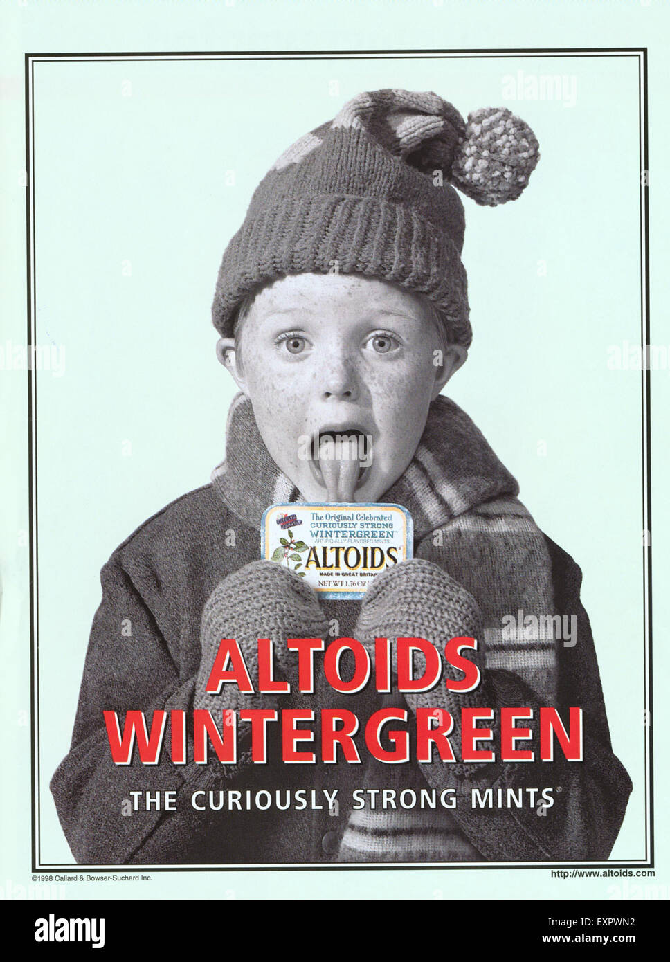 2000s UK Altoids Magazine Advert Stock Photo - Alamy