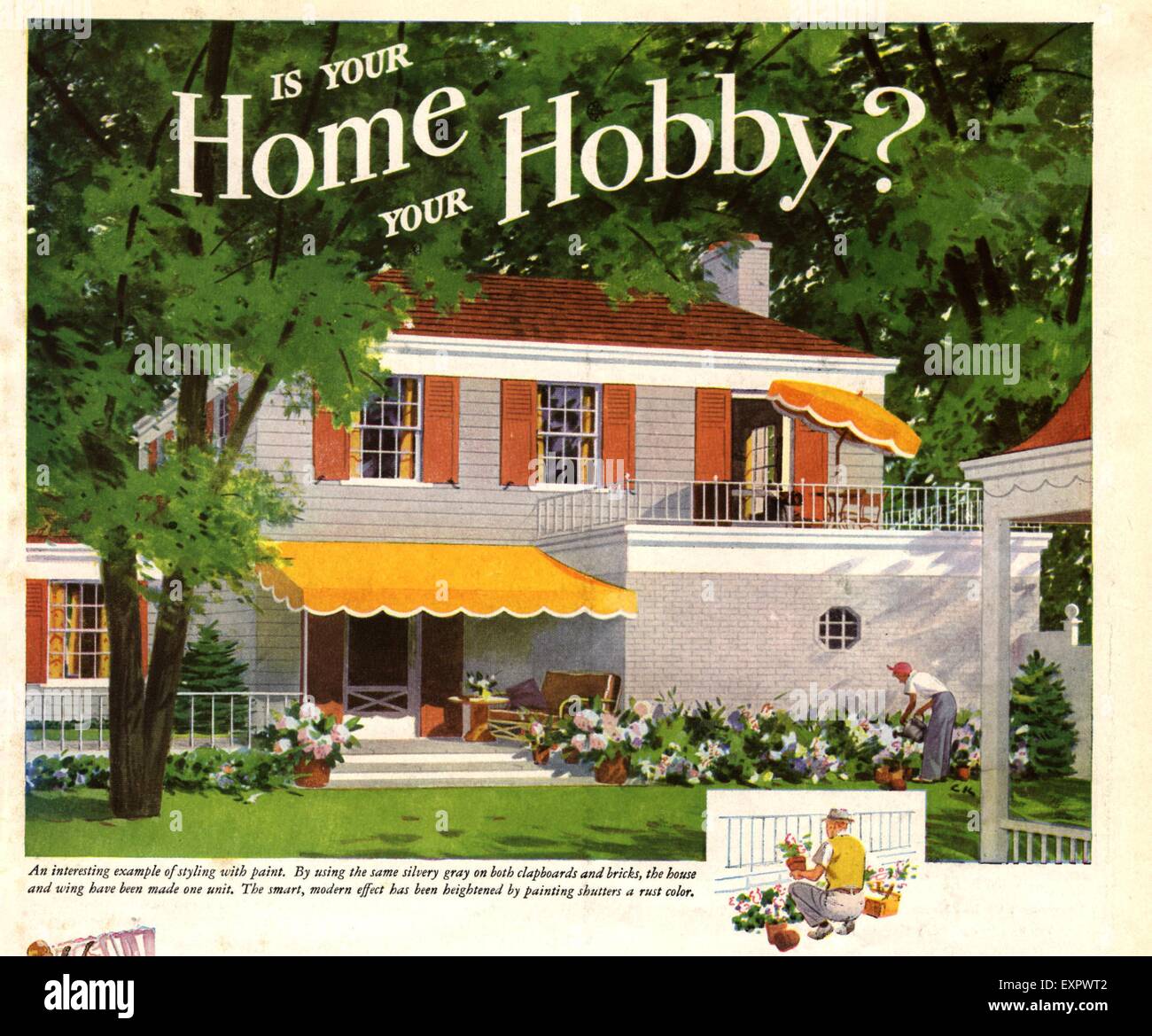 Ideal home advert hi-res stock photography and images - Alamy