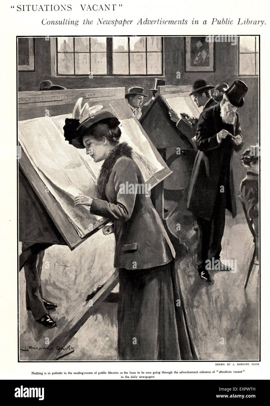 1900s woman reading magazine hi-res stock photography and images - Alamy