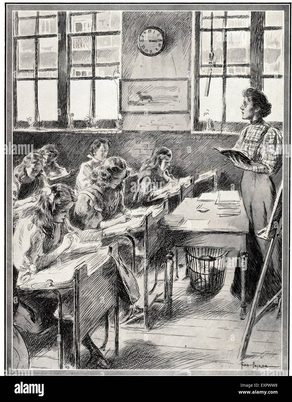 Classrooms 1900s hi-res stock photography and images - Alamy