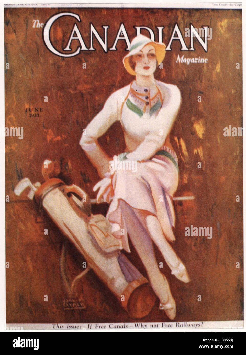1930s USA Canadian Magazine Cover Stock Photo - Alamy