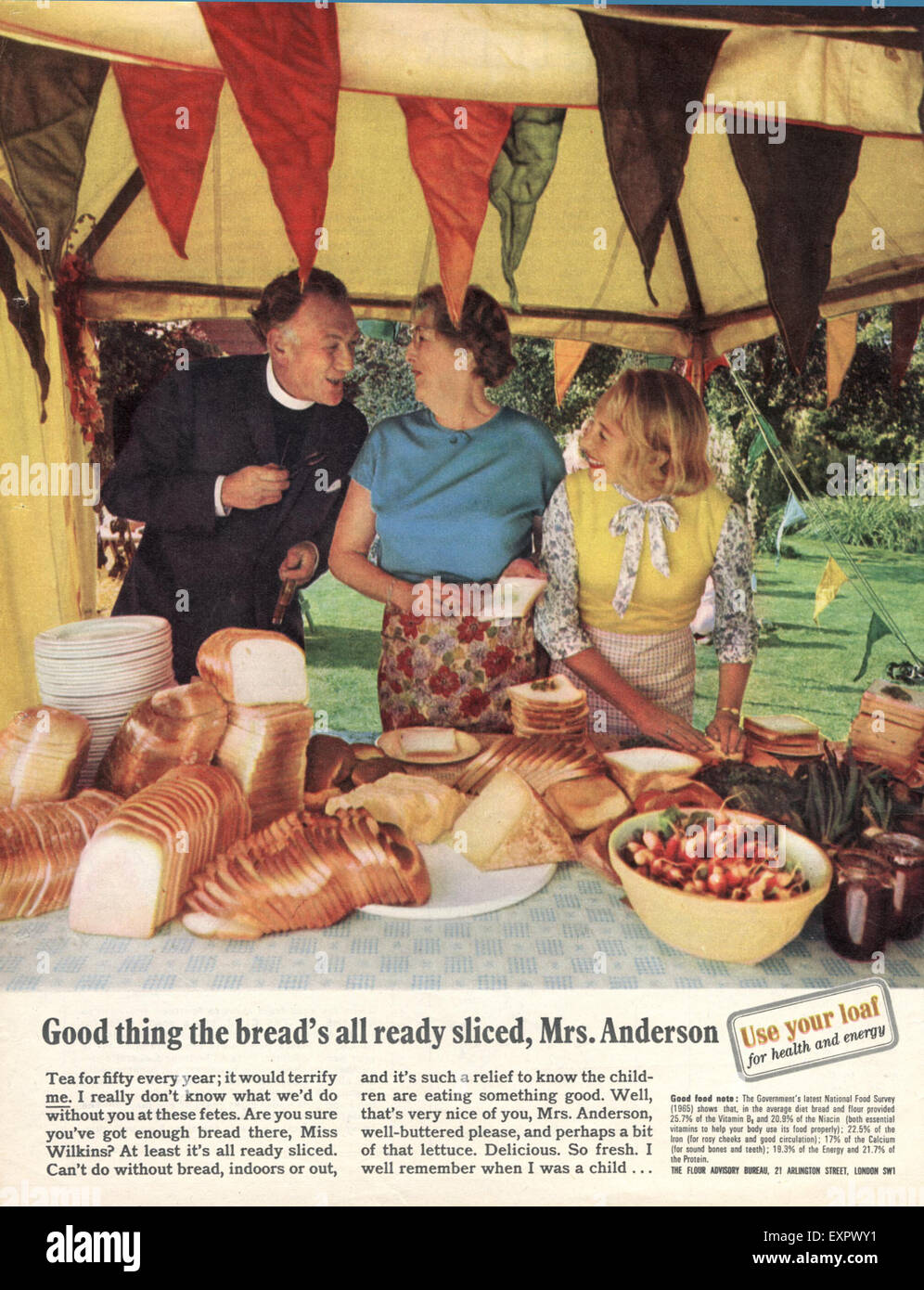 Bread advert hi-res stock photography and images - Alamy