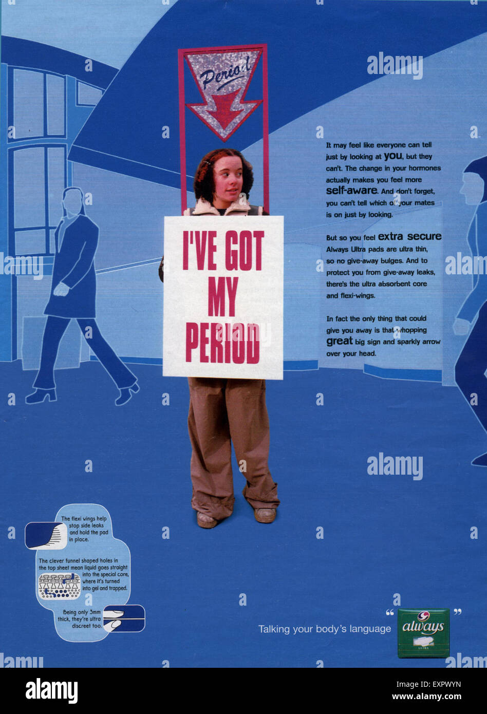 2000s UK Always Magazine Advert Stock Photo - Alamy
