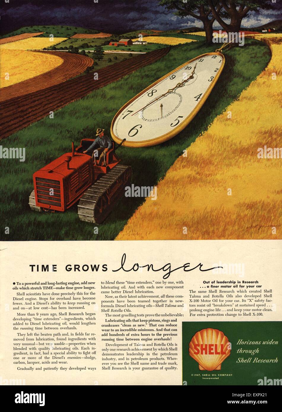 Shell advert hi-res stock photography and images - Alamy