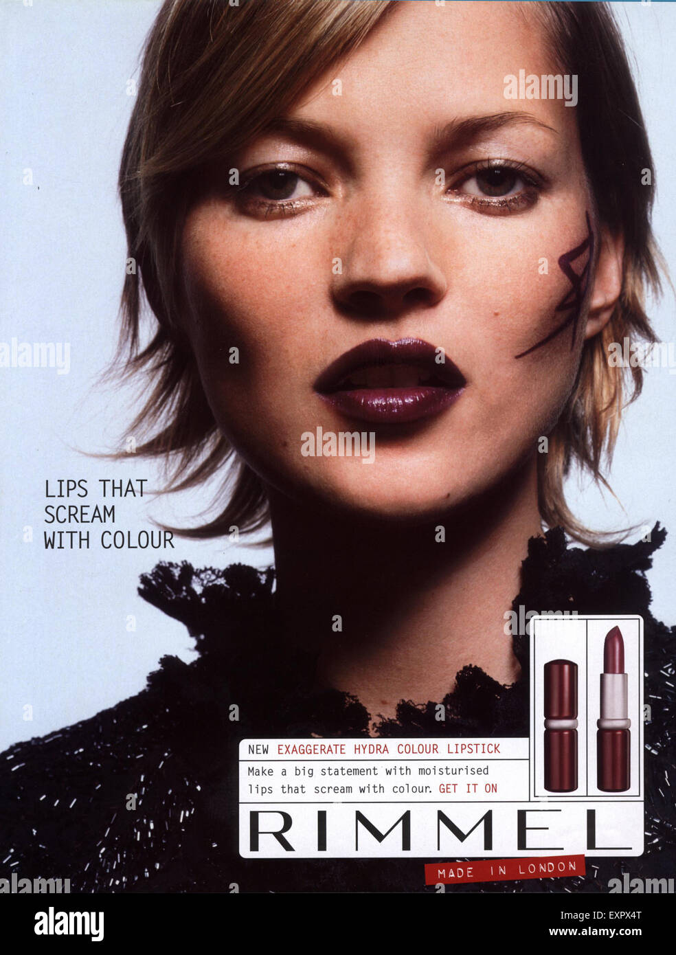 Kate moss lipstick hi-res stock photography and images - Alamy