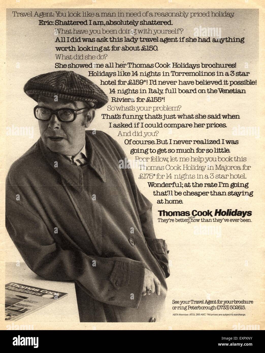 1970s UK Thomas Cook Magazine Advert Stock Photo - Alamy