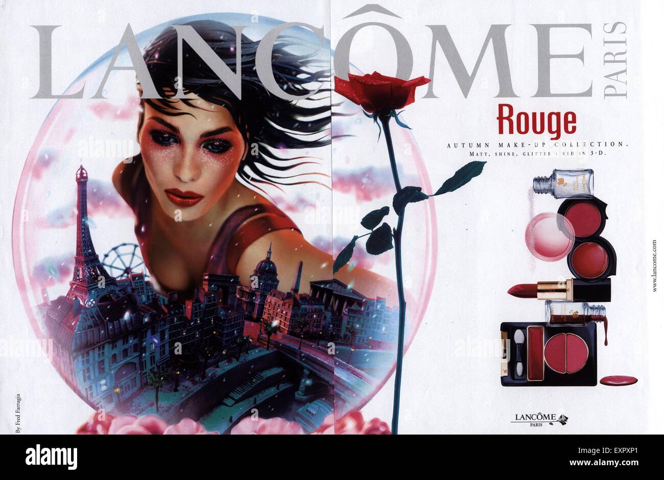 1990s UK Lancome Magazine Advert Stock Photo - Alamy