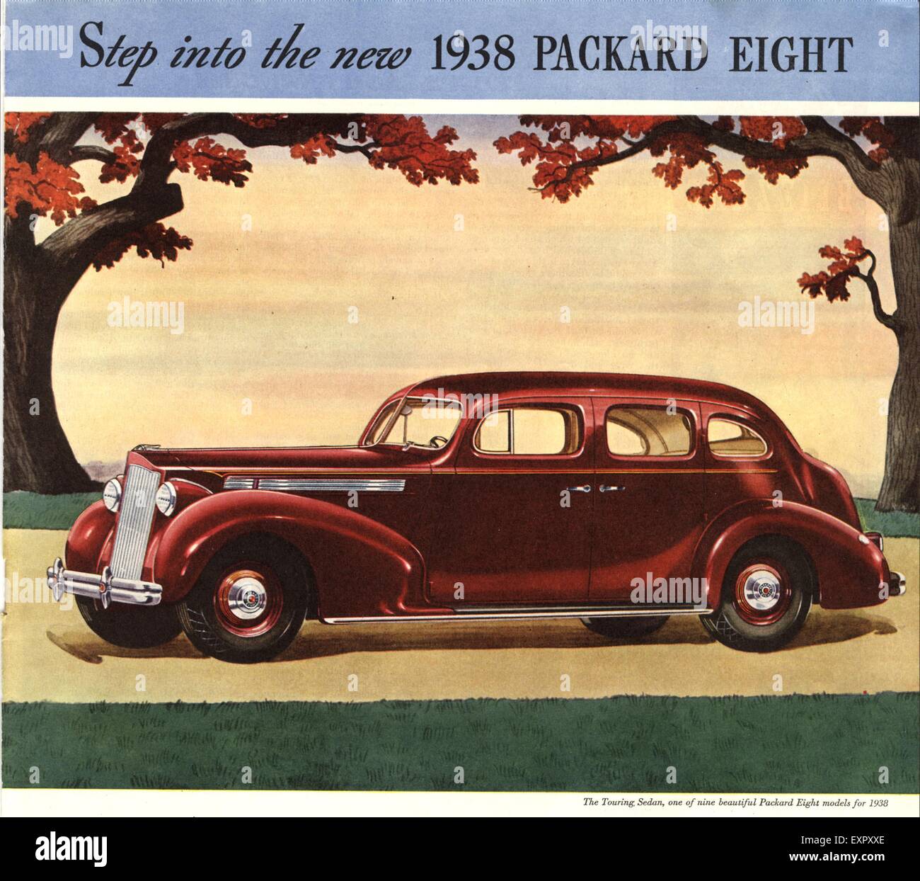 1930s USA Packard Magazine Advert Stock Photo - Alamy