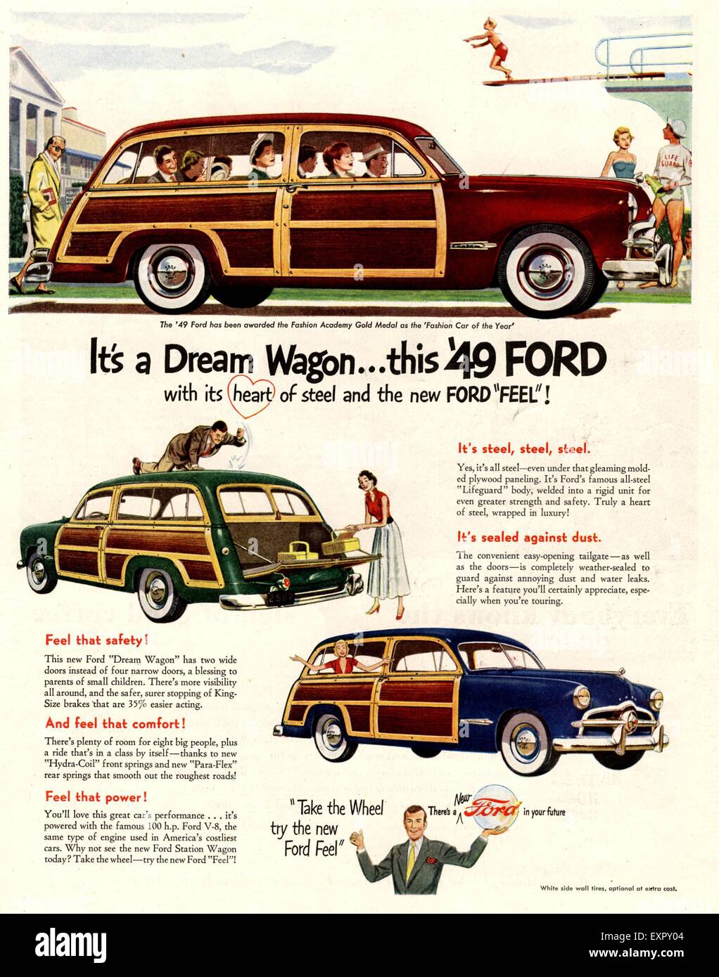 Ford 1949 advert hi-res stock photography and images - Alamy
