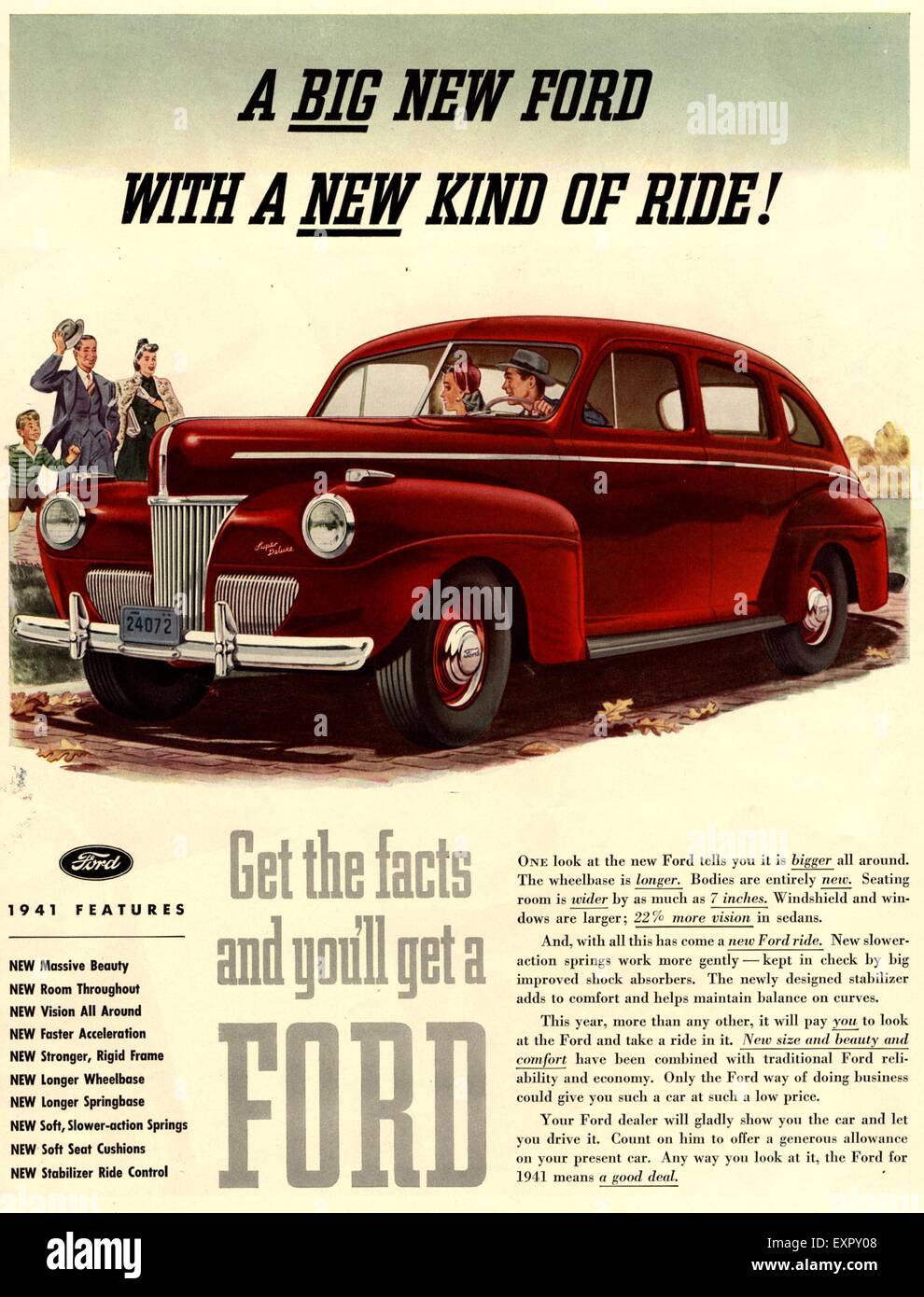 Vintage Ford Car Ads
