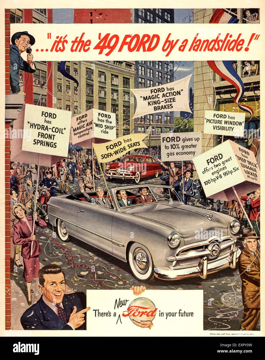 Ford 1949 advert hi-res stock photography and images - Alamy