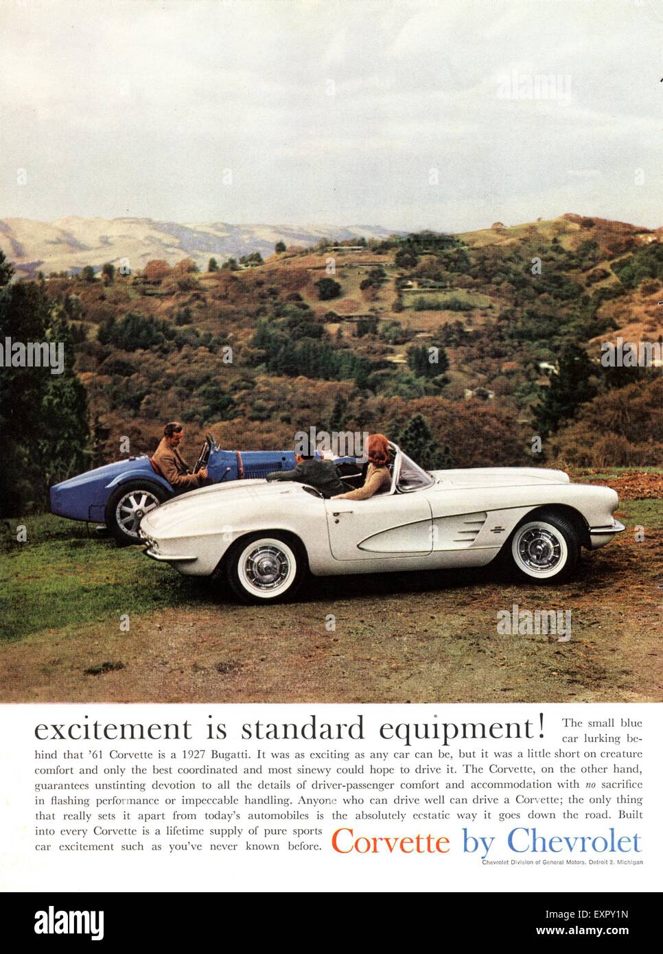 1960s USA Chevrolet Magazine Advert Stock Photo - Alamy