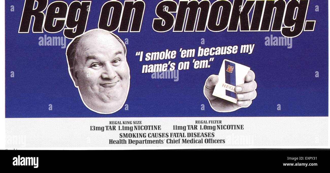 1990s UK Embassy Regal Magazine Advert Stock Photo - Alamy