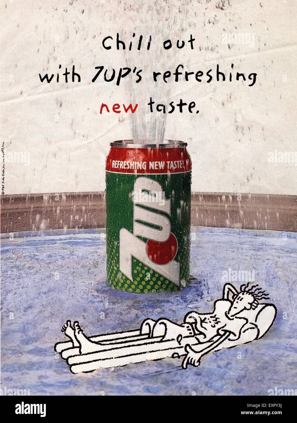 7up advert hi-res stock photography and images - Alamy